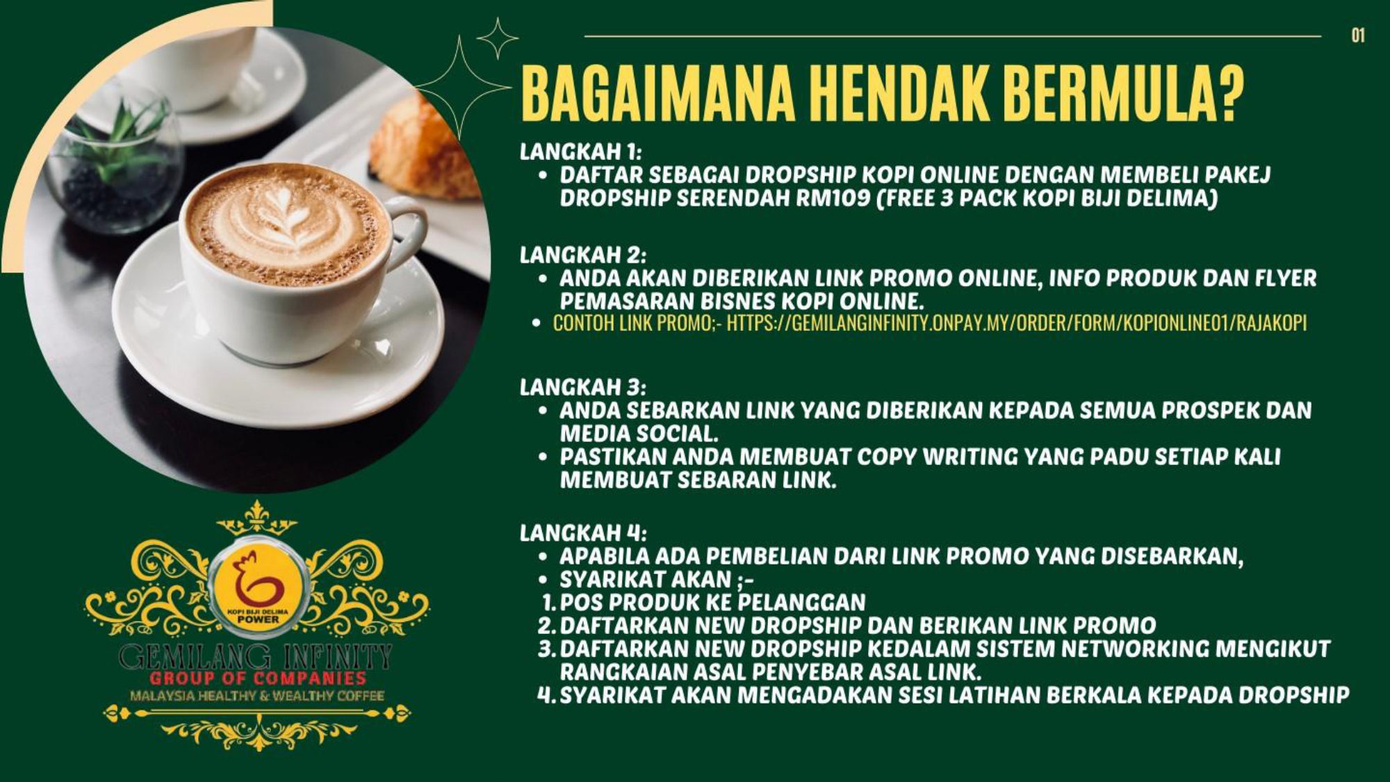 Plan Pemasaran Kopi Biji Delima Gemilang Infinity – Khasiat Biji Delima